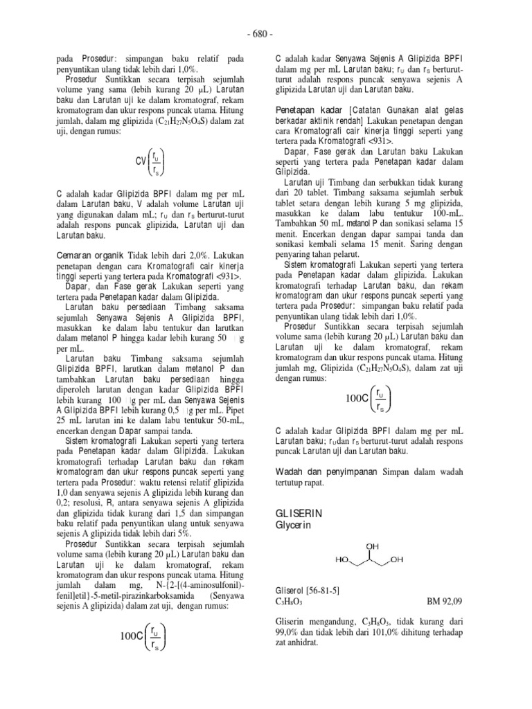 Gliserin & Propilen Glikol | PDF