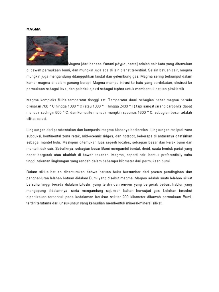 Magma | PDF