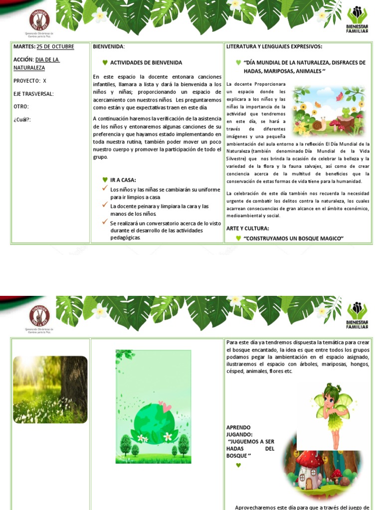 Dia Mundial de La Naturaleza | PDF | Naturaleza