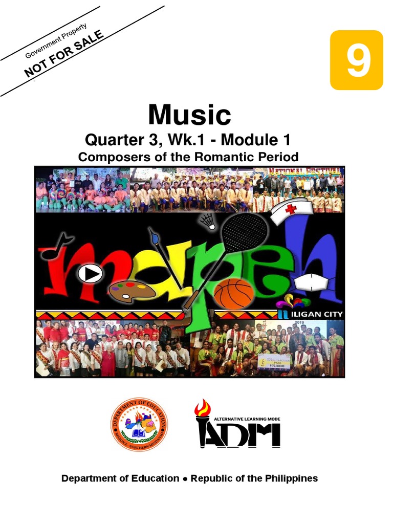 Music: Quarter 3, Wk.1 - Module 1 | PDF | Romantic Music | Franz Liszt