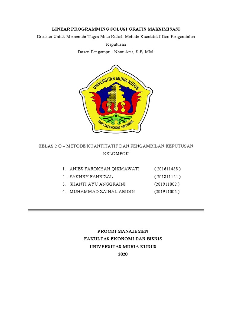 Linear Progamming Ke Pdf