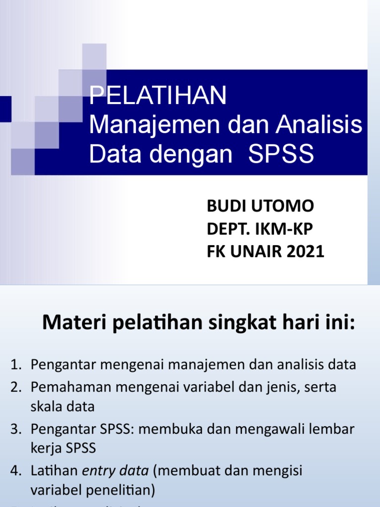 Belajar SPSS | PDF