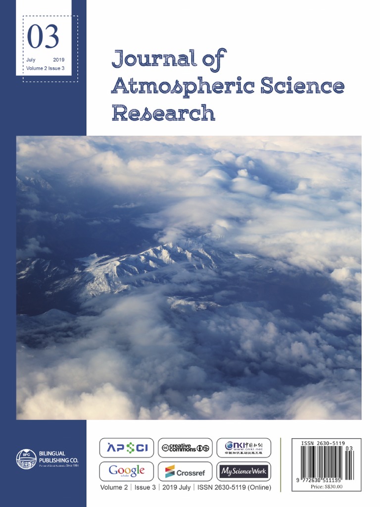 Journal of Atmospheric Science Research | Vol.2, Iss.3 | PDF | Wildfire ...
