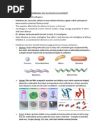 Structures and Functions of Disease Agents | PDF | Infection | Virus