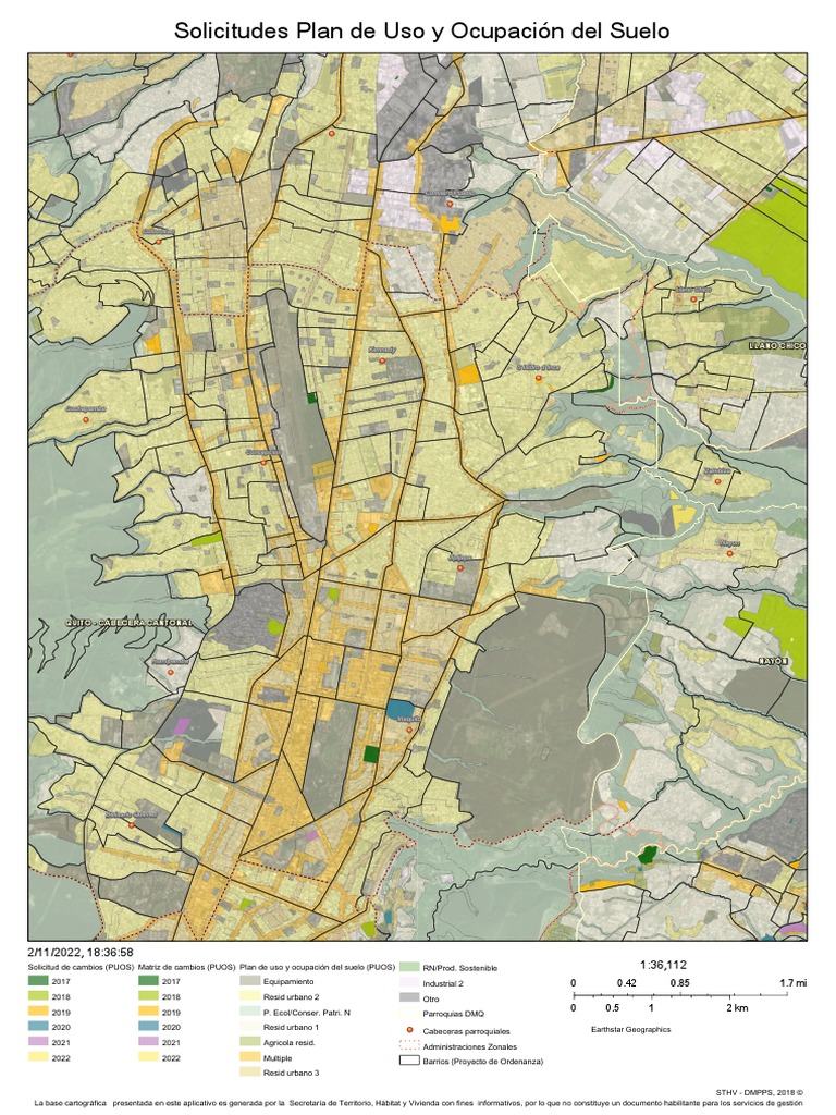 Uso y Ocupacion Del Suelo DMQ | PDF