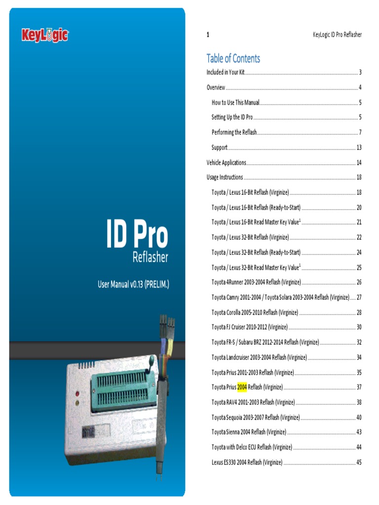 Idpro tl866 | PDF | Toyota | Integrated Circuit
