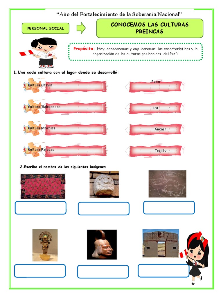 Act-Conocemos Las Culturas Preincas | Download Free PDF | Arqueología ...