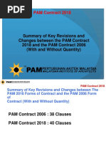 PAM Contract 2018 (With Quantities) | PDF | Employment | Architect