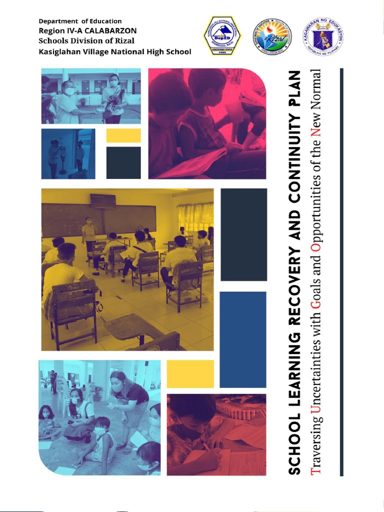 KVNHS Learning Recovery Plan | PDF | Cognition | Behavior Modification