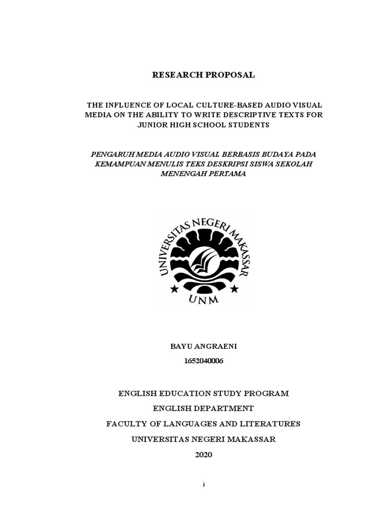 Proposal Bayu Angraeni Revisi | PDF | Teaching Method | Learning