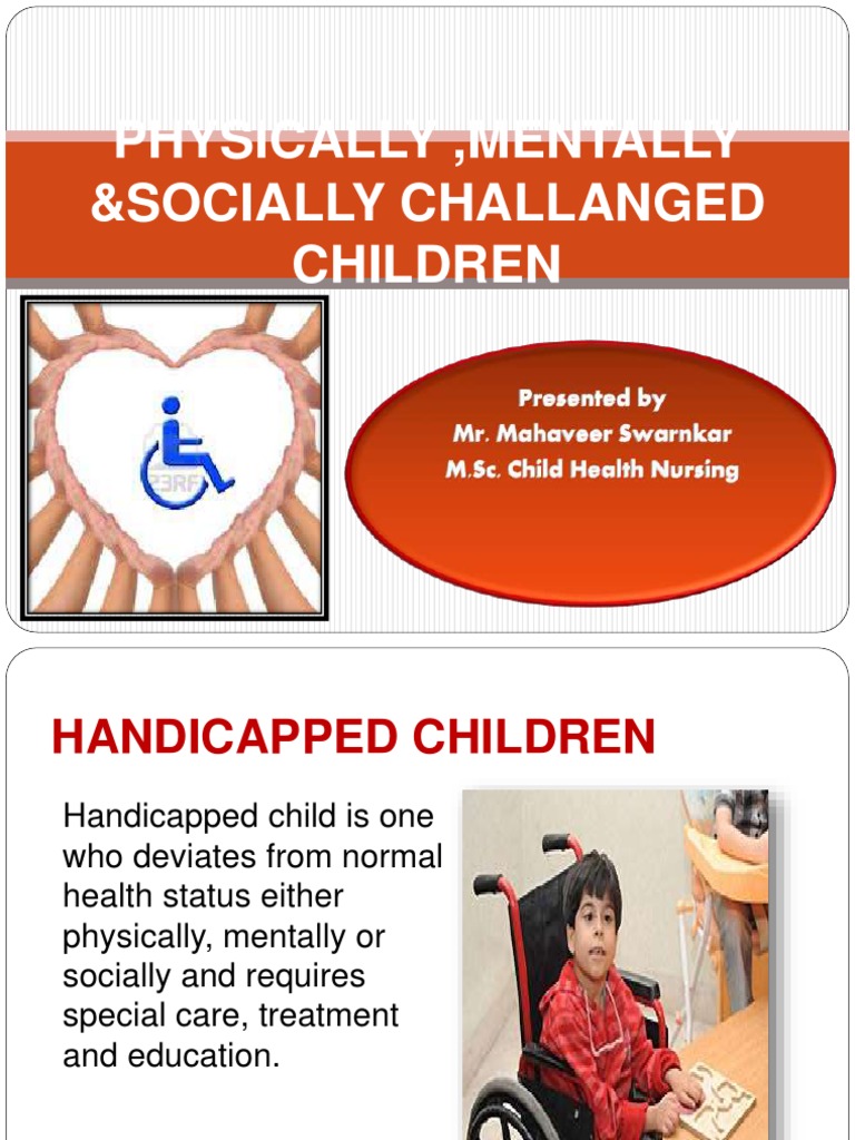 physically mentally socially challanged children | PDF | Hearing Loss ...