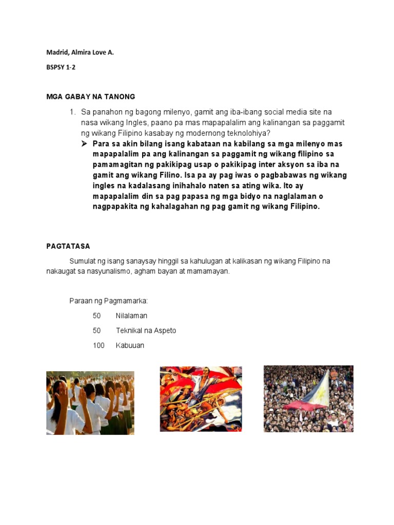 Filipinolohiya Module 2-3 | PDF