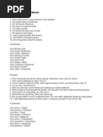 English Chunks & Templates | PDF | Fluency | Grammar