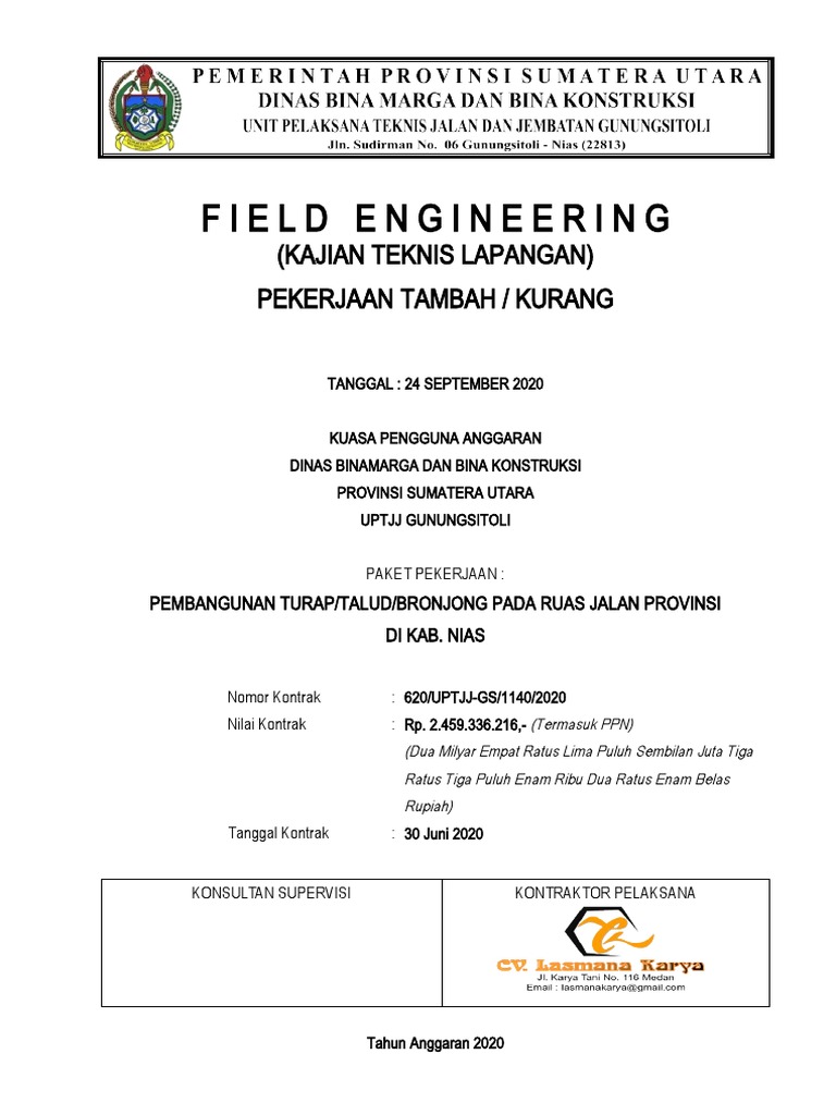 Cover Dan Lembar Pengesahan | PDF