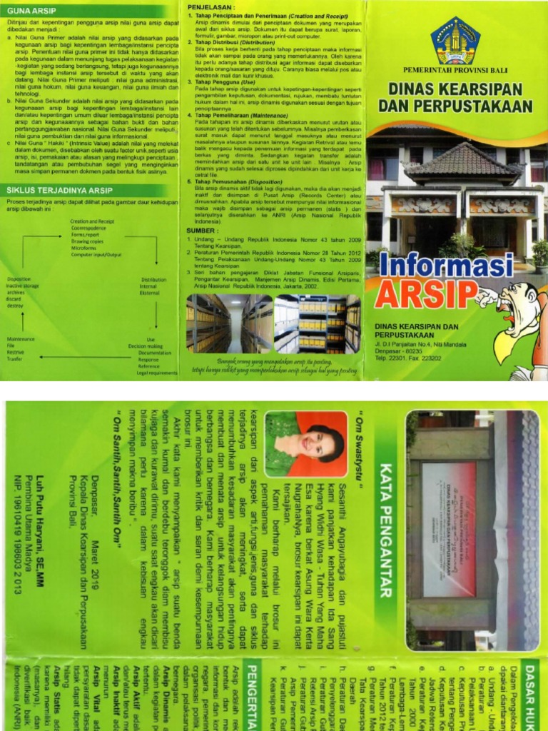 Informasi Arsip Brosur | PDF