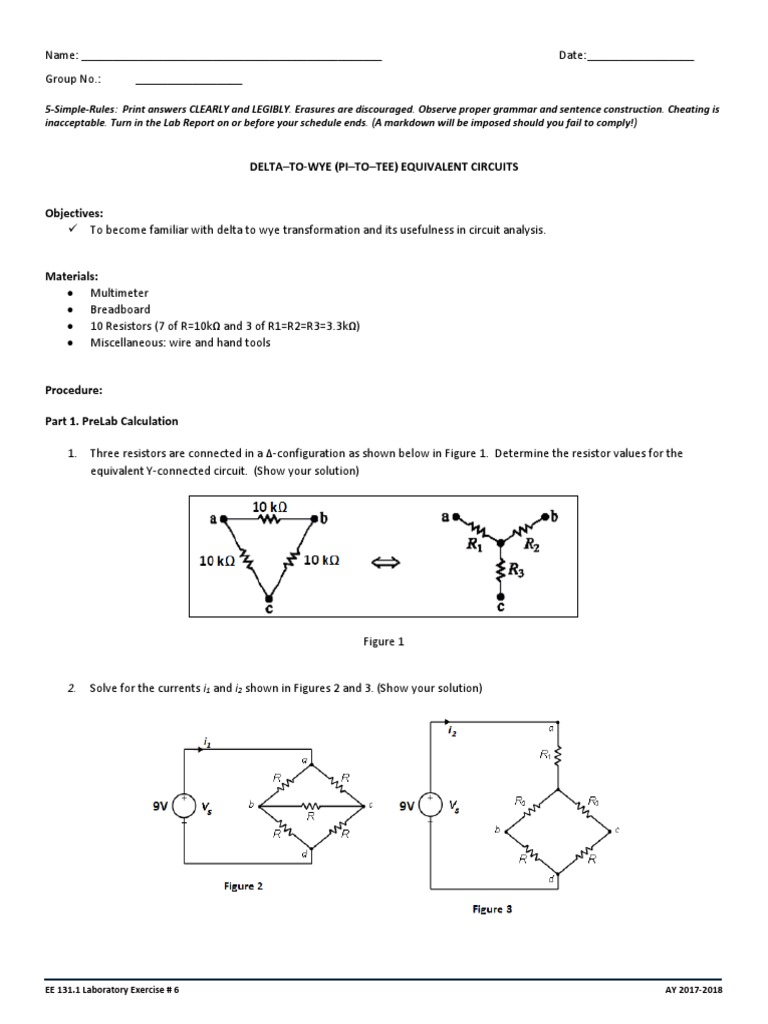 Lab Ex 6 | PDF | Resistor | Electrical Network
