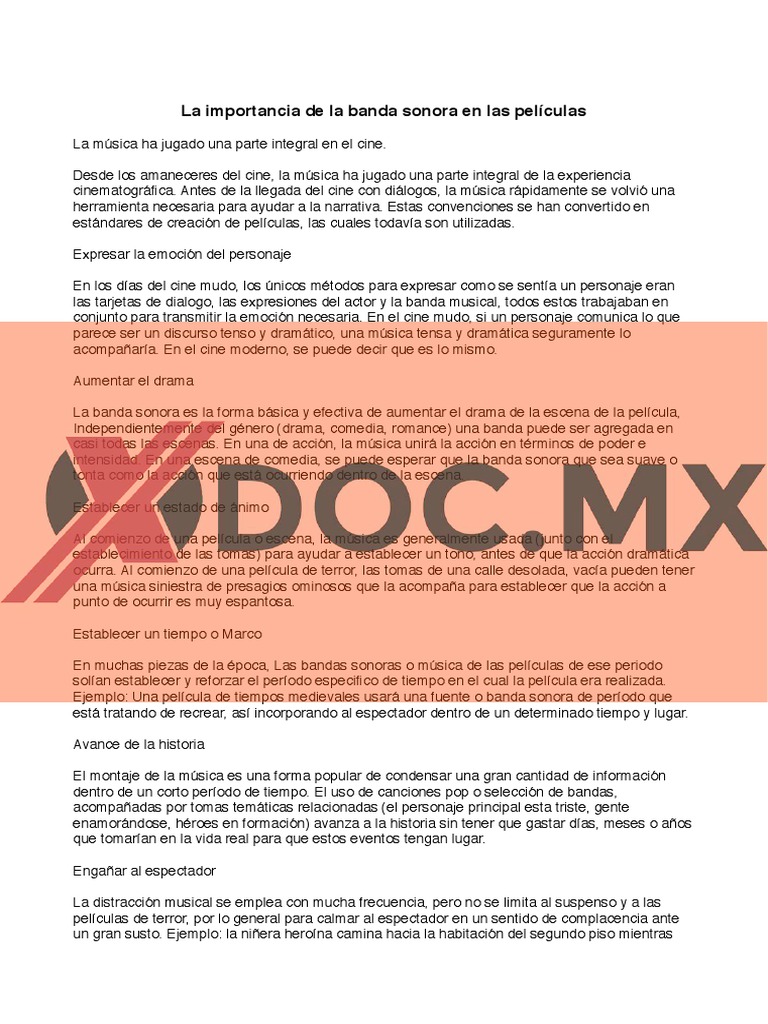 Xdoc - MX Banda Sonora | PDF | Película muda