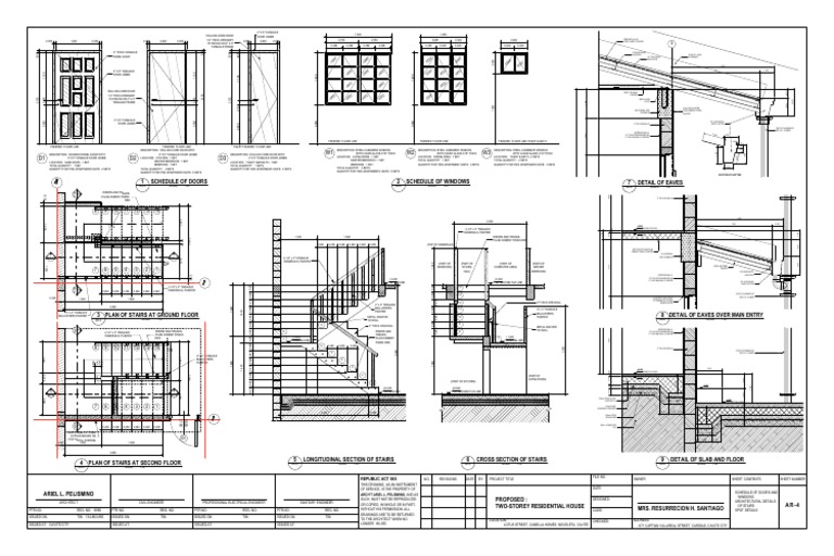 Ar 4 Architectural Details PDF | PDF | Door | Window