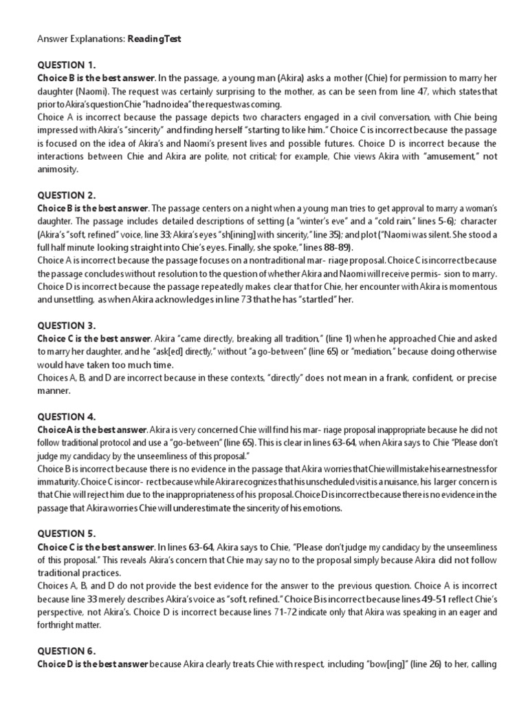 SAS 2c - Explanations ENG 189 | PDF | Gift | Reason