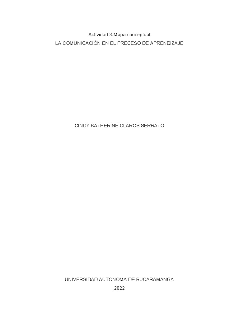 Mapa Conceptual Aprendizaje Enseñanza Pdf Comunicación Aprendizaje