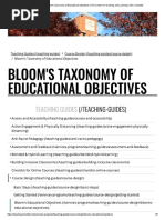 Bloom's Taxonomy - Master Your Learning Objectives | PDF | Learning ...