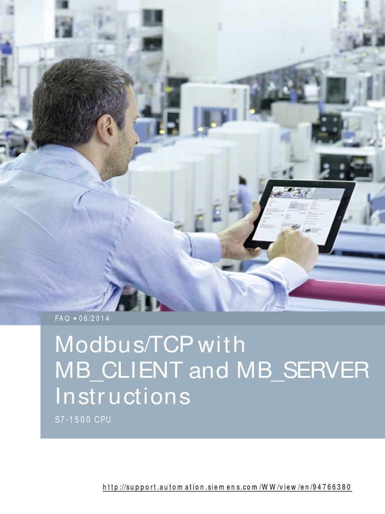 Net Modbus TCP s7-1500 en | PDF | Transmission Control Protocol | Port (Computer Networking)