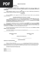 Affidavit Paraphernal Property | PDF