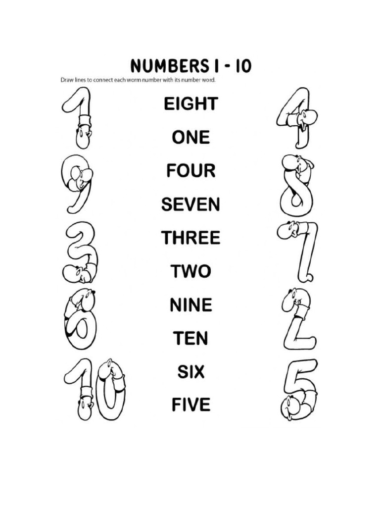 Numbers 1-10 | PDF