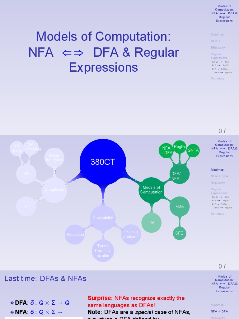 Computation Models for CS Students | PDF | Regular Expression | Theory Of Computation