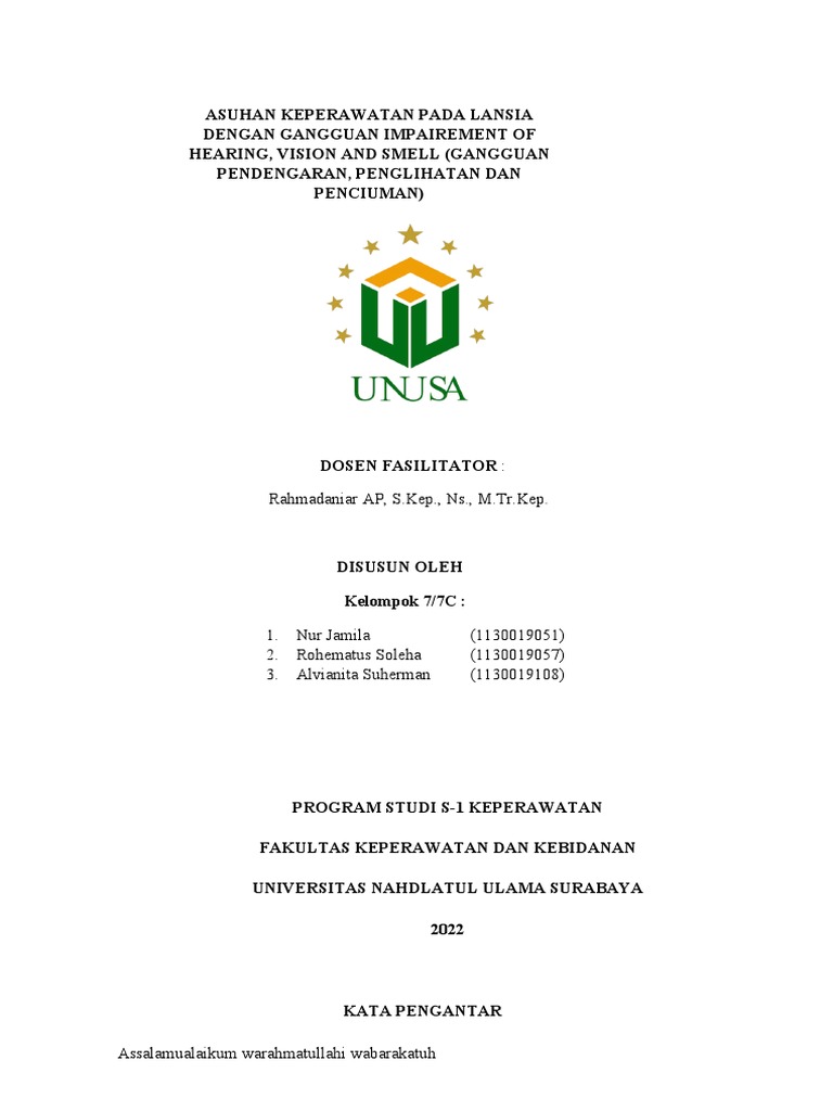 ASKEP GERONTIK 7C 2022 New | PDF