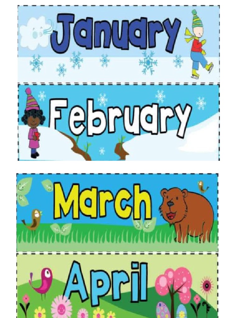 12 Months in A Year | PDF