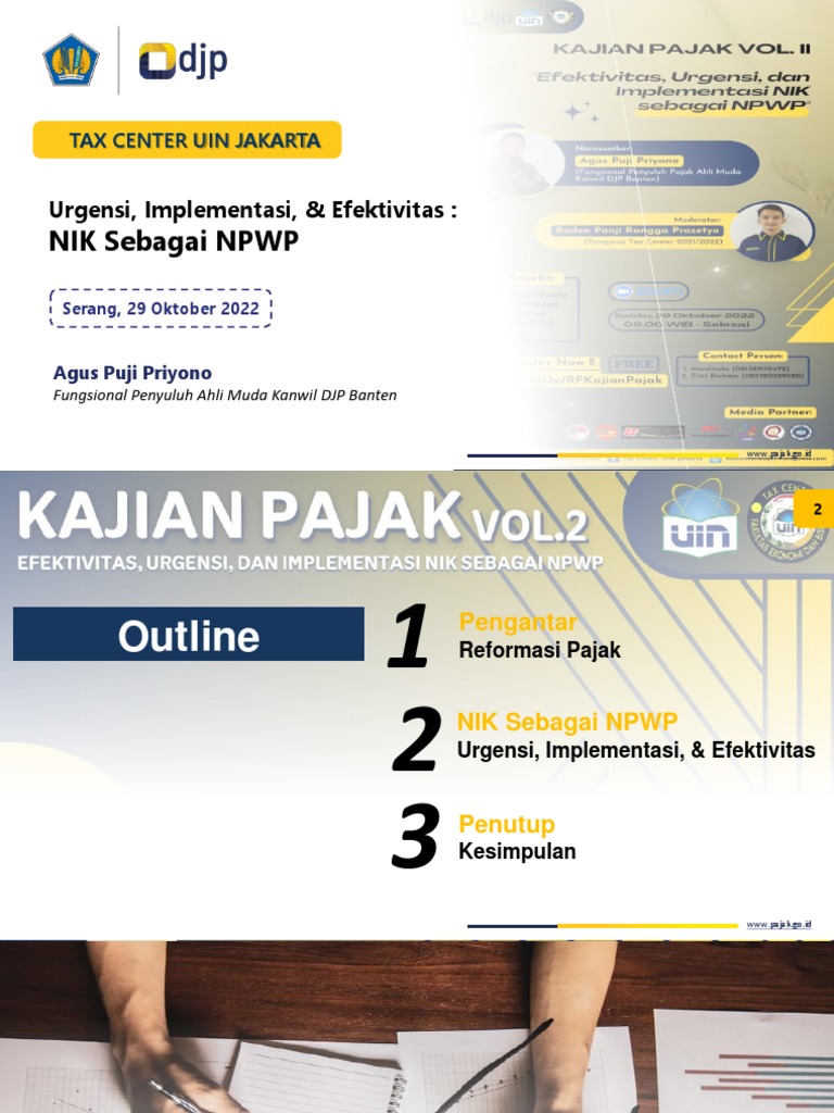 Kajian Pajak NIK Menjadi NPWP | PDF | Bisnis | Hukum