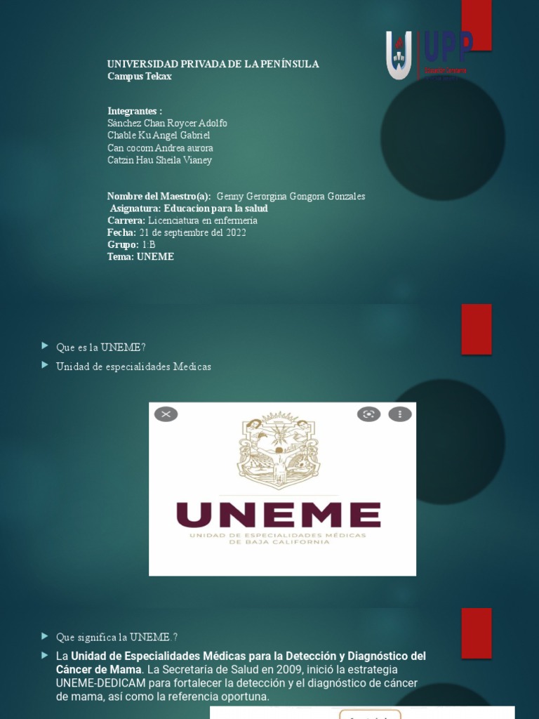 UNEME | PDF | Salud mental | Hospital