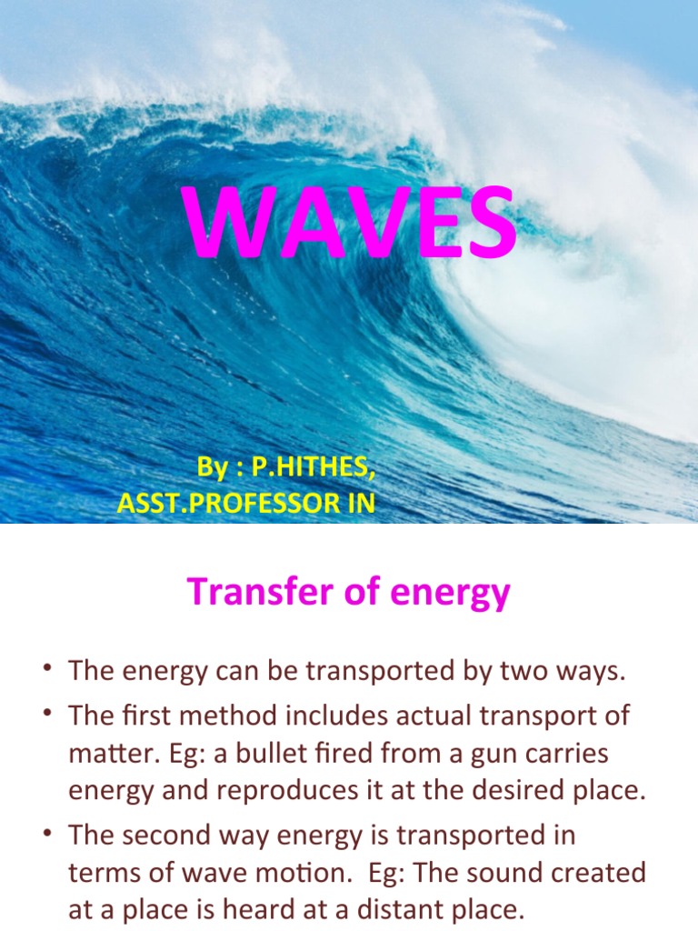 Waves | PDF | Waves | Wave Equation