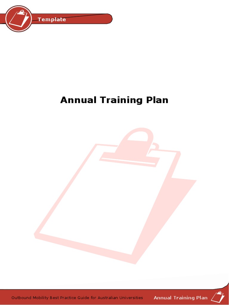 Annual Training Plan Free PDF Template Download | PDF