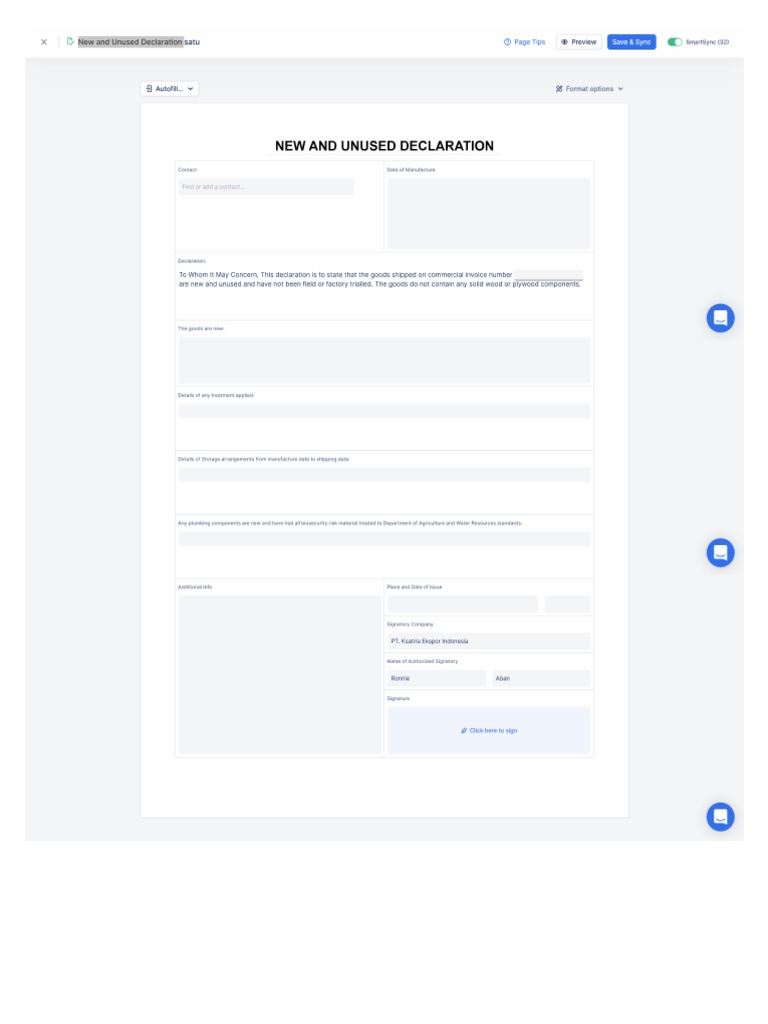 Incodocs - New and Unused Declaration | PDF Incodocs - New and Unused Declaration | PDF