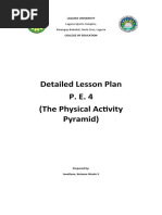 A Lesson Plan in Grade 1 Physical Education | PDF | Senses | Lesson Plan