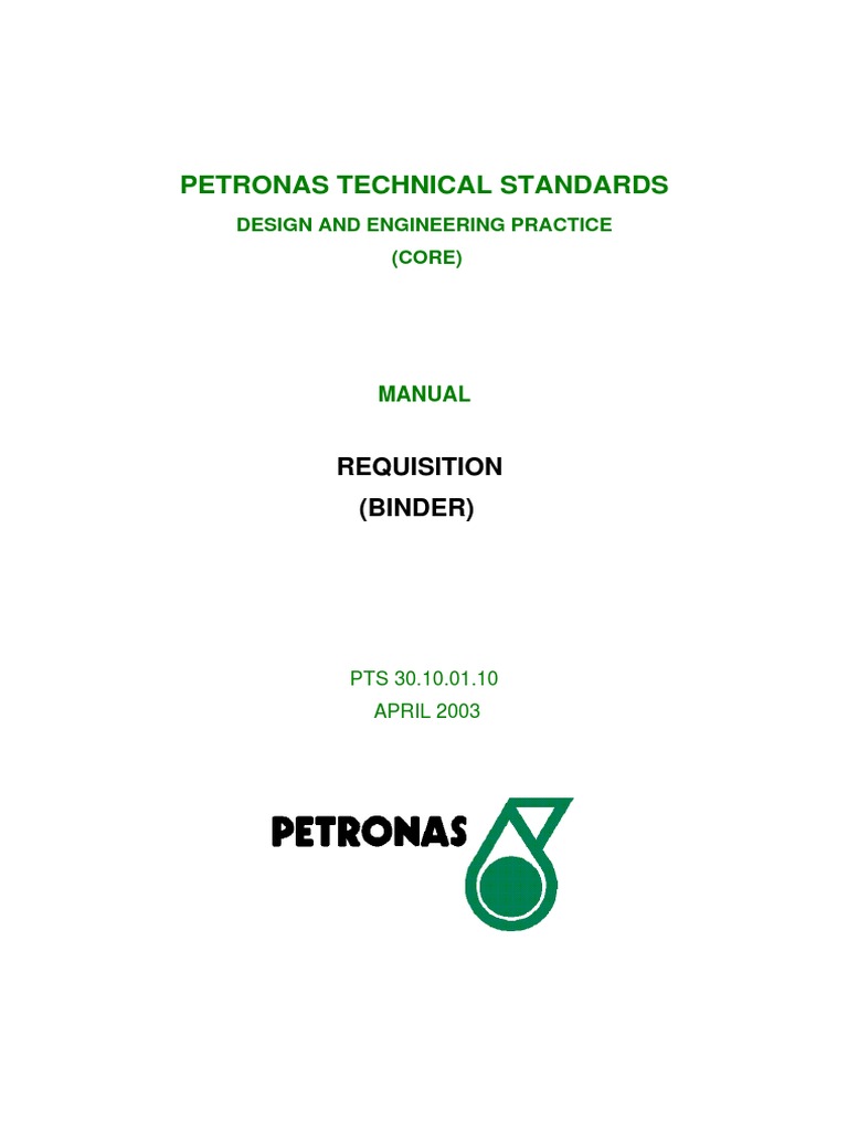 Petronas Technical Standards: Requisition (Binder) | PDF | Direct Current | Alternating Current