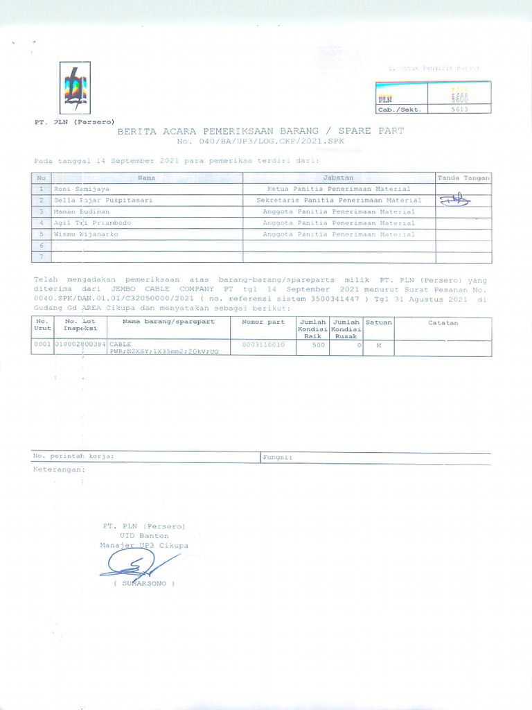 040.spk - 2021 Pt. Jembo | PDF