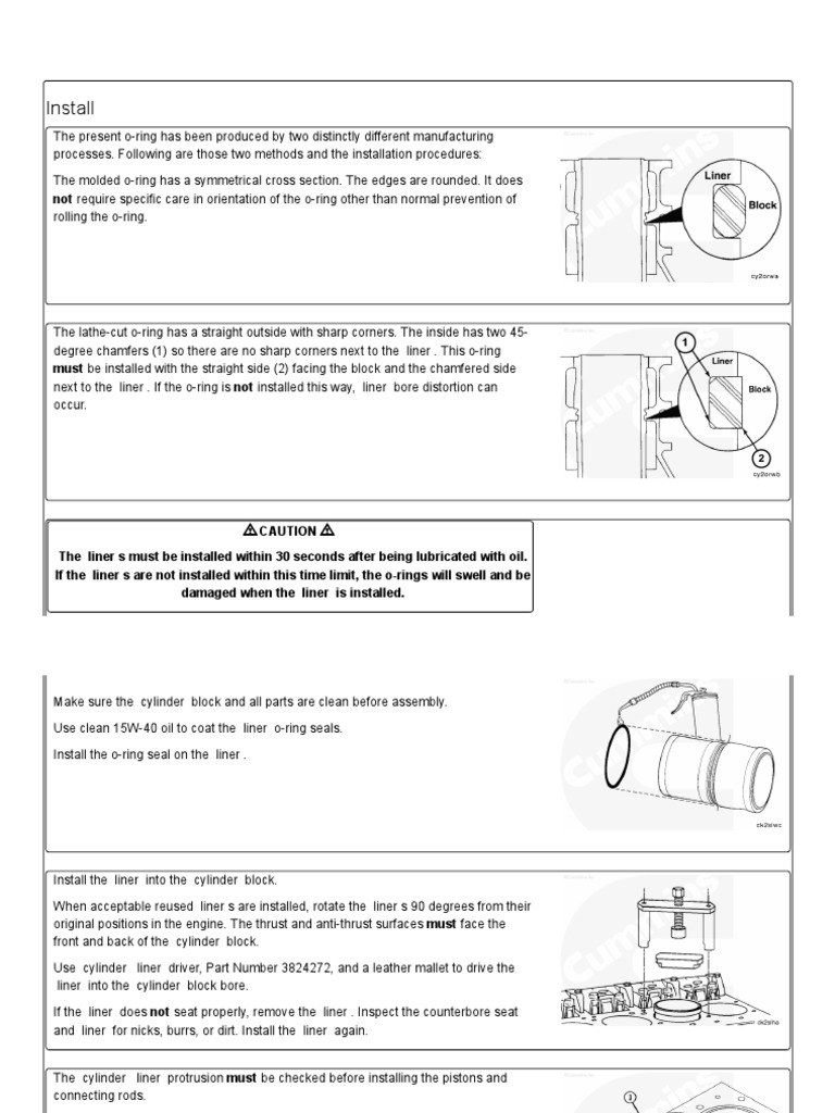 Cylinder Liner | PDF | Cylinder (Engine) | Piston