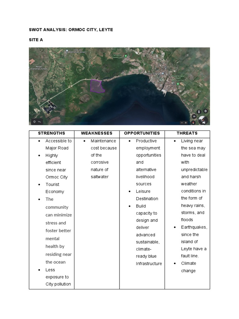 Swot Analysis | PDF | Flood | Infrastructure