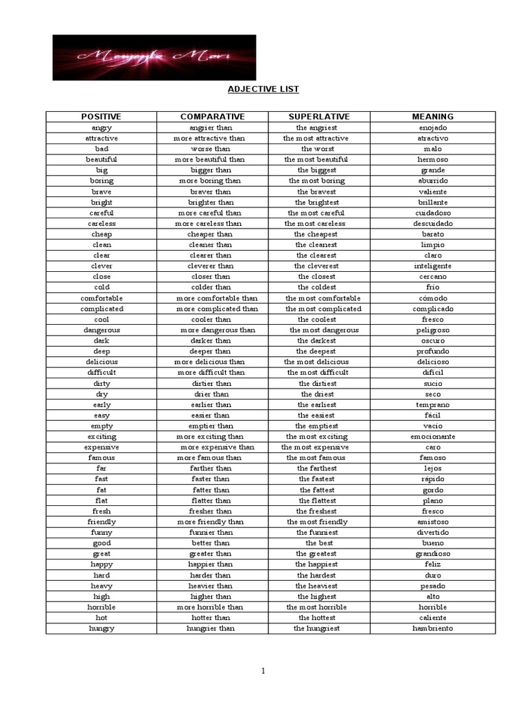 Ilovepdf - Merged Comparatives and Superlatives | PDF | Lexical Semantics | Semantics