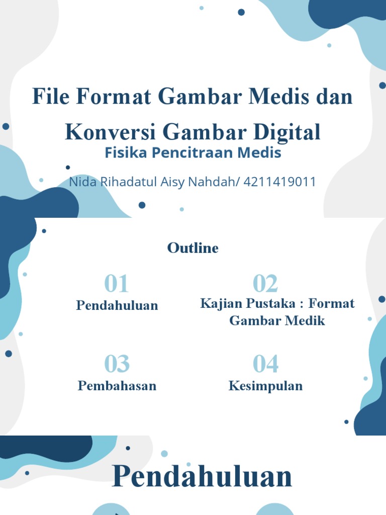 Fisika Pencitraan Medis File Format Gambar Medis Dan Konversi Digital | PDF