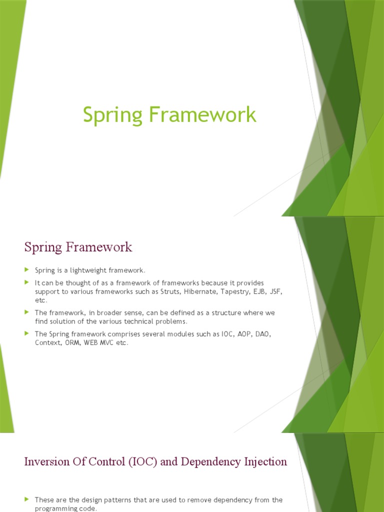 Spring Core | PDF | Spring Framework | Programming