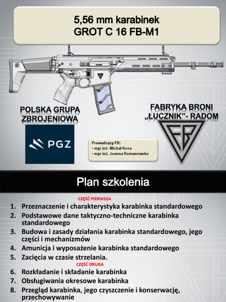 Prezentacja GROT 1 | PDF
