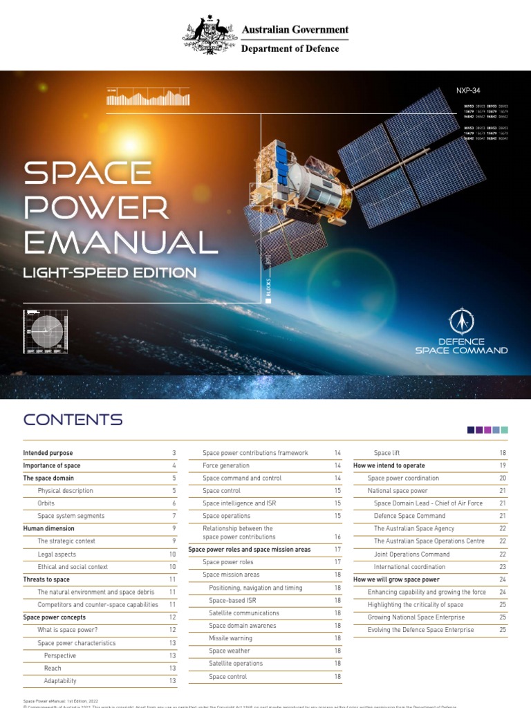 The Space Power Manual | PDF | Outer Space | Satellite