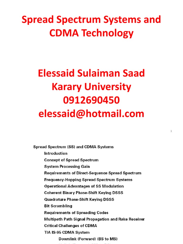 Lec 1 | PDF | Modulation | Computing