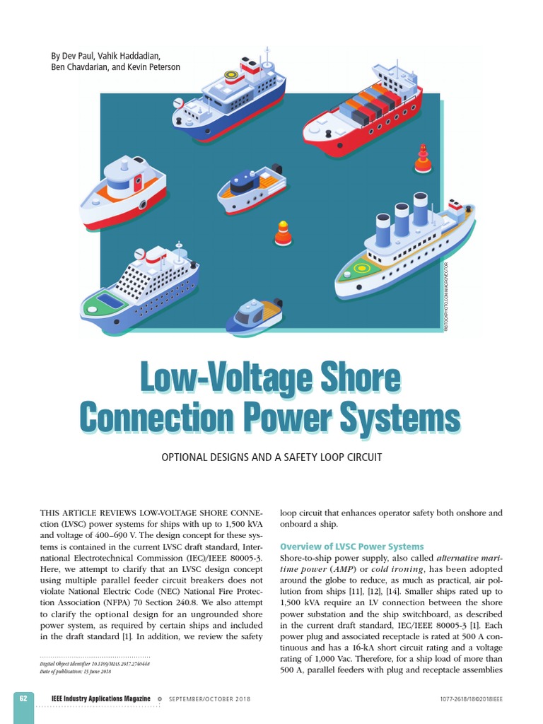 LV Shore Connection Power Systems | PDF | Ac Power Plugs And Sockets ...