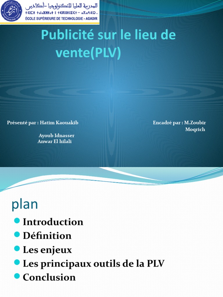 Publicité Sur Le Lieu de Vente (PLV) | PDF | Processus d'affaires | Communications en marketing ...