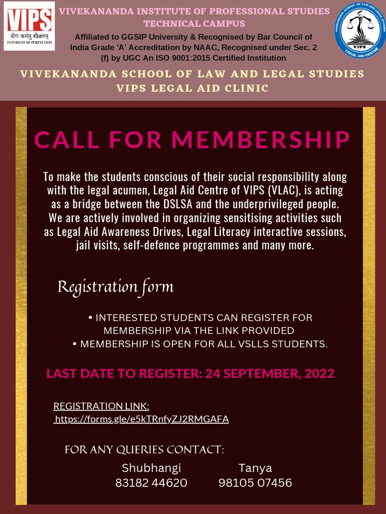 Call For Membership VLAC | PDF | Social Science
